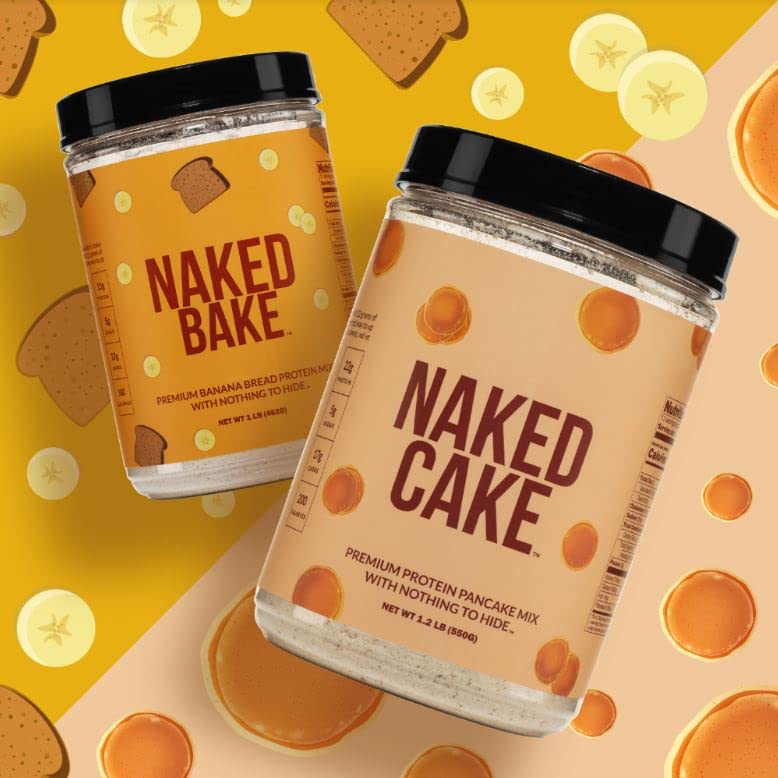 Naked Cake - High Protein Pancake & Waffle Mix, 22G Protein Per Serving, Gluten Free, Non-Gmo, No Soy, No Artificial Sweeteners, Flavors Or Colors - 1.2 Lb (Buttermilk)