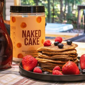 Naked Cake - High Protein Pancake & Waffle Mix, 22G Protein Per Serving, Gluten Free, Non-Gmo, No Soy, No Artificial Sweeteners, Flavors Or Colors - 1.2 Lb (Buttermilk)