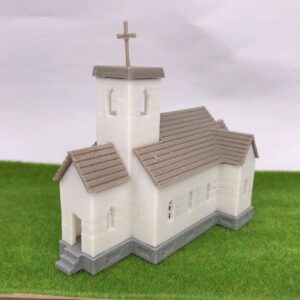 Railway Layout Scenery Country N Scale 1:150-160 Church Miniatures Model