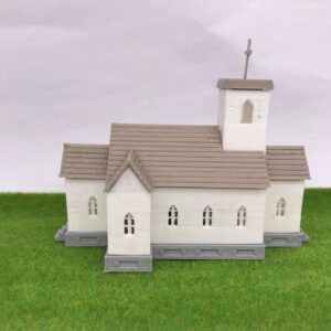 Railway Layout Scenery Country N Scale 1:150-160 Church Miniatures Model