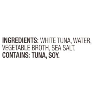 Bumble Bee Solid White Albacore Tuna in Water, 5 oz Can (Pack of 48) - Wild Caught Tuna - 29g Protein per Serving, High in Omega-3s - Non-GMO Project Verified, Gluten Free, Kosher