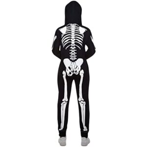 Morph - Skeleton Costume Women - Womens Skeleton Costume Bodysuit - Halloween Skeleton Costume Women Skeleton Jumpsuit Adult