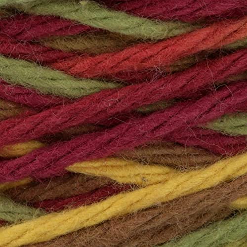 Lily SUGAR N CREAM CONES Autumn Leaves Ombre Yarn - 1 Pack of 14oz/400g - Cotton - #4 Medium - 706 Yards - Knitting/Crochet