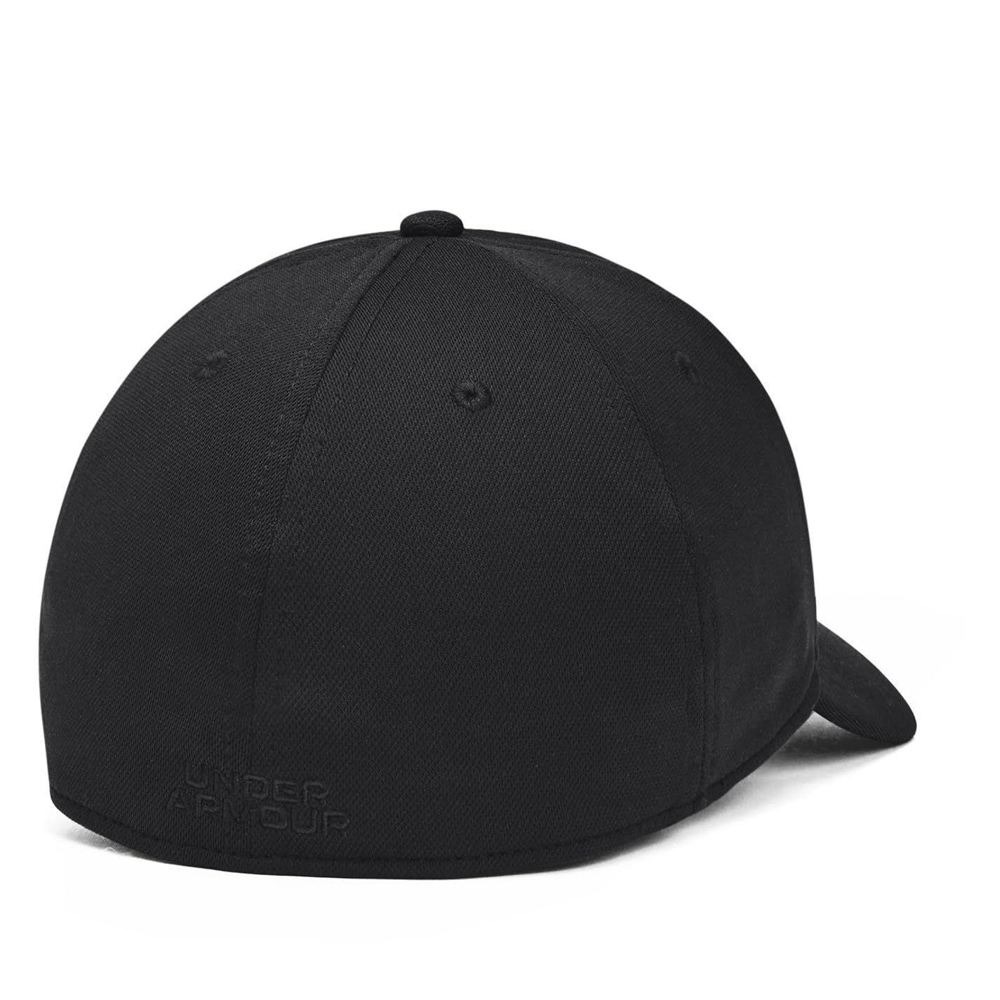 Under Armour Men's Blitzing Cap Stretch Fit, (002) Black / / Black, Small/Medium