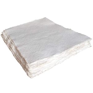 artway indigo handmade 100% cotton-rag paper packs - 250gsm mid texture: a6, white