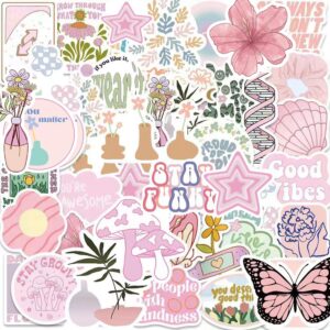 danish pastel sticker pack,laptop water bottle stickers - colorful aesthetic vinyl stickers