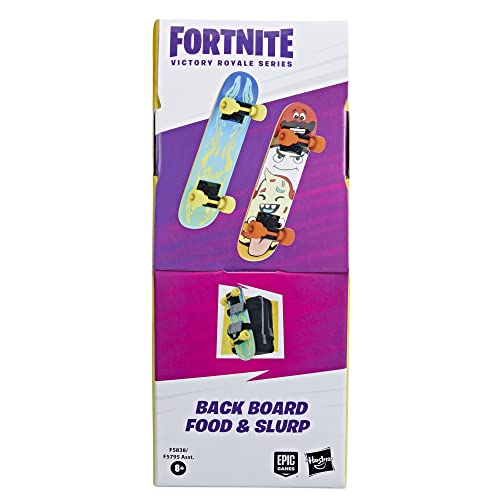 Fortnite Victory Royale Series Food and Slurp Board Rider Set Skateboard Collectible Accessory