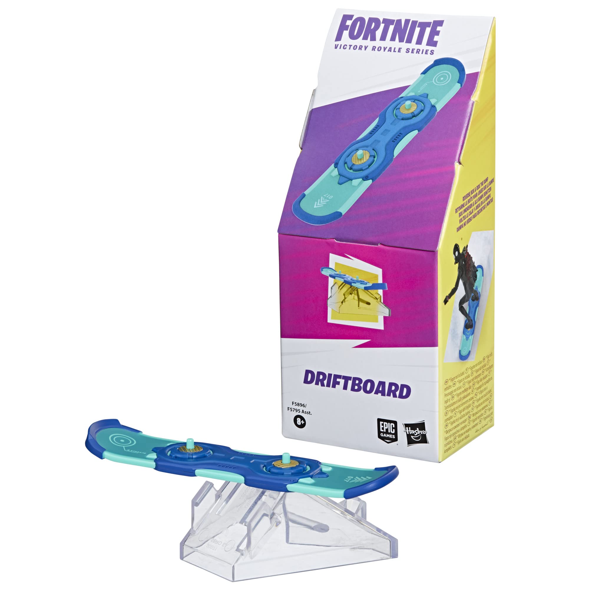 Fortnite Victory Royale Series Driftboard Board Rider Set Snowboard Collectible Accessory Pack