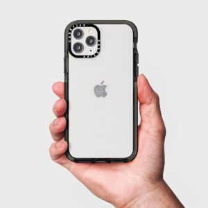 CASETiFY Impact Case for iPhone 12 Pro Max - Camo grey - Clear Black