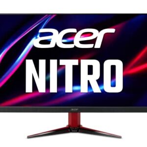 Acer Nitro VG272 Lvbmiipx 27” Full HD (1920 x 1080) Agile-Splendor IPS Gaming Monitor | NVIDIA G-SYNC Compatible | 165Hz Refresh Rate | HDR400 | DCI-P3 90% | 1 x Display Port 1.2 & 2 x HDMI 2.0