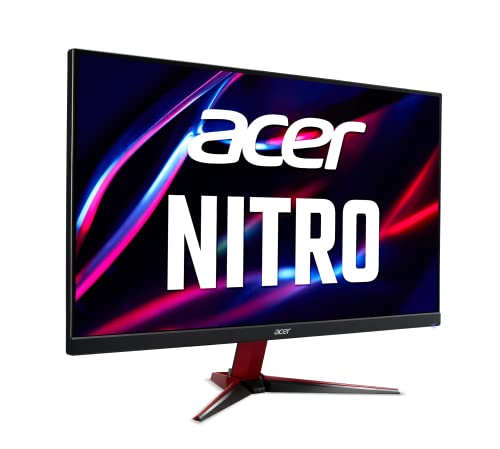 Acer Nitro VG272 Lvbmiipx 27” Full HD (1920 x 1080) Agile-Splendor IPS Gaming Monitor | NVIDIA G-SYNC Compatible | 165Hz Refresh Rate | HDR400 | DCI-P3 90% | 1 x Display Port 1.2 & 2 x HDMI 2.0