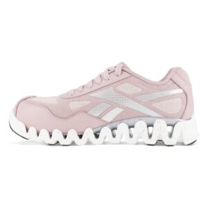 Reebok Work Women's RB151 Zig Pulse Work Construction Shoe Pink Safety, 8