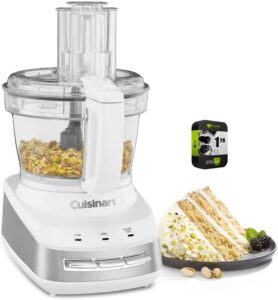 cuisinart fp-110 core custom 10-cup multifunctional food processor white bundle with 1 yr cps enhanced protection pack