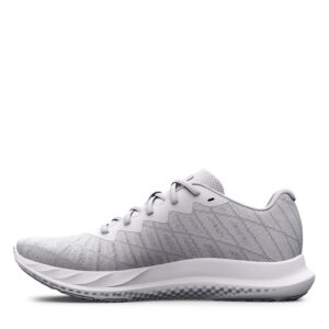 under armour women's charged breeze 2, (100) white/halo gray/white, 8.5, us