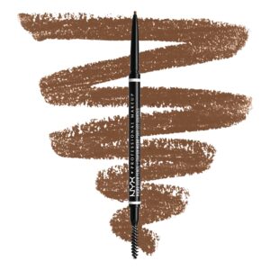 nyx professional makeup micro brow pencil, eyebrow pencil - cool ash brown