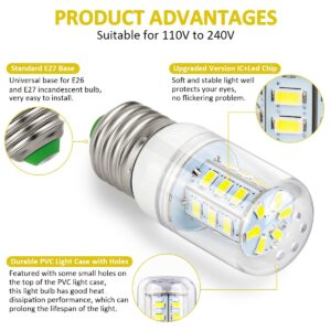 Sanyasi 5304511738 LED Light Bulb Refrigerator for Frigidaire Electrolux KEI D34L Fridge Light Bulb Replace PS12364857 AP6278388 Refrigerator Parts & Accessories (3.5W White Light)