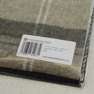 British Tweed 100% Wool Remnants Offcuts Squares Crafts 10 Pieces 9x9 inch, Made in Great Britain…