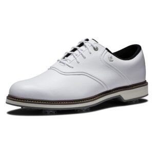 footjoy men's fj originals golf shoe, white/white, 11.5