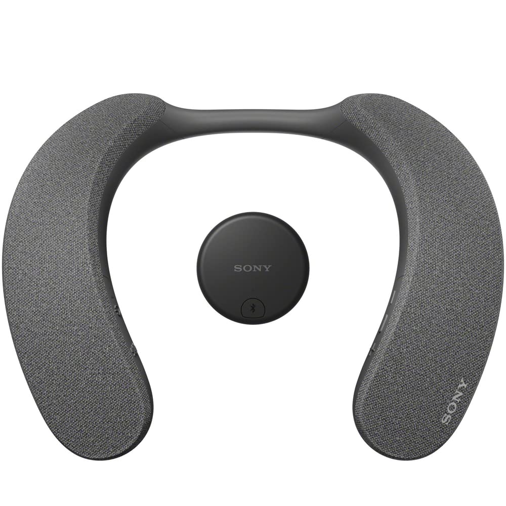 Sony SRS-NS7 Wireless Neckband Speaker with Bluetooth and Built-in Microphone (Renewed)