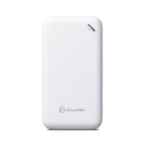 glocalme upp 4g lte mobile hotspot wifi router, available in over 150 countries, no sim card required, no roaming fees, portable international hotspot, with smart local network auto-selection (white)