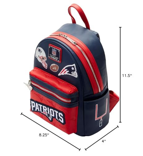 Loungefly Backpack NFL: New England Patriots Backpack with Patches