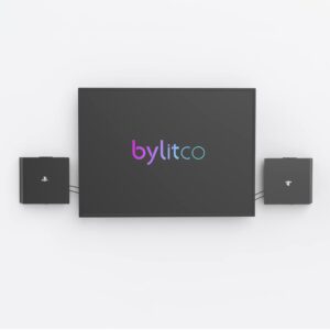 Bylitco Wall Mount for PS4 Pro,Mount on The Wall or Under The Desk,Solid Metal