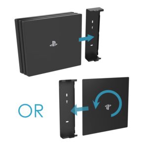 Bylitco Wall Mount for PS4 Pro,Mount on The Wall or Under The Desk,Solid Metal