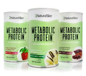 naturalslim variety treats – all flavors of metabolic whey protein powder (chocolate, vanilla & strawberry) - low carb meal replacement, smoothie mix, protein shake | formulated by frank suarez