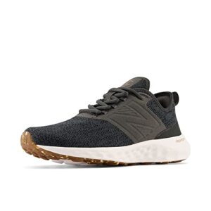 new balance women's fresh foam spt v4 running shoe, blacktop/gum 020/libra, 7.5