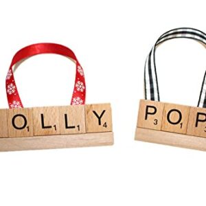 Christmas Ornament, Lolli Ornament, Lollie Ornament, Lolly Ornament, Pop Ornament, Lolli & Pop Ornament, Lollie Gift, Lolli and Pop Present, Lolli and pop gift, lolli and pop christmas, Grammy