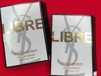 YVES SAINT LAURENT YSL Eau De Parfum- LIBRE Spray Sample .04 Ounce/1.2 Milliliter Pack of 2