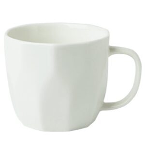 homeyes white coffee mug, paint novelty ceramic cup, 360ml