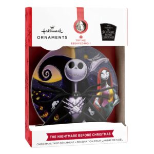 Hallmark Disney Tim Burton's The Nightmare Before Christmas Jack and Sally Light-Up Christmas Ornament