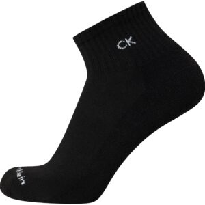 Calvin Klein Men's Socks - Cushioned Above Ankle Athletic Mini-Crew Socks (6 Pack), Size 7-12, GreyBlack