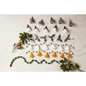 Mud Pie Halloween Tassel Garland, Pumpkin