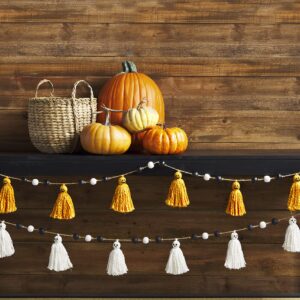 Mud Pie Halloween Tassel Garland, Pumpkin