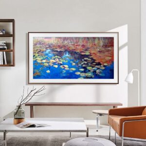 SAMSUNG 75-Inch Class QLED The Frame Series - Quantum HDR Smart TV with Alexa Built-in (QN75LS03BAFXZA, 2022 Model) (Renewed)