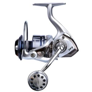 accuretta spinning fishing reel, 13+1bb saltwater spinning reel, ultra smooth powerful saltwater fishing reels, 5.2:1/4.7:1 gear ratio waterproof and rustproof large db fishing reels spinning