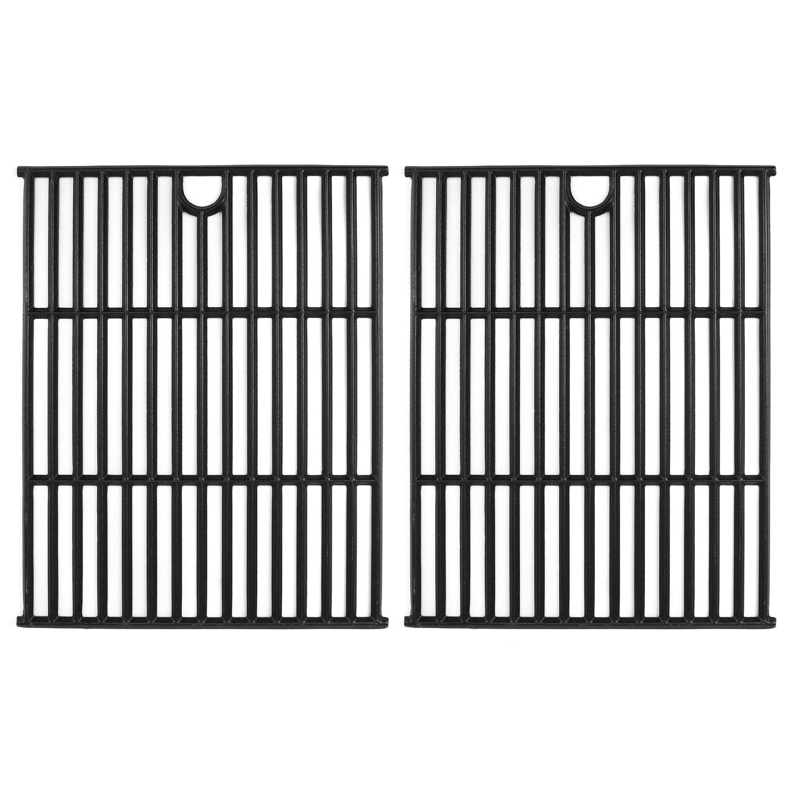 Uniflasy Cast Iron Cooking Grates for Expert Grill 720-0968C 5-Burner Propane Gas Grill Cooking Grid Replacement Part Kit (2X Grids)