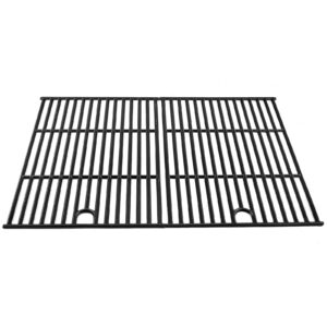 Uniflasy Cast Iron Cooking Grates for Expert Grill 720-0968C 5-Burner Propane Gas Grill Cooking Grid Replacement Part Kit (2X Grids)