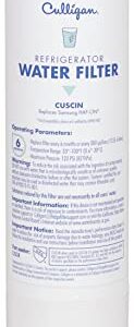 Culligan CUSCIN Refrigerator Water Filter | Replacement for Samsung Water Filter (HAF-CIN) | Replace Every 6 Months | Pack of 1