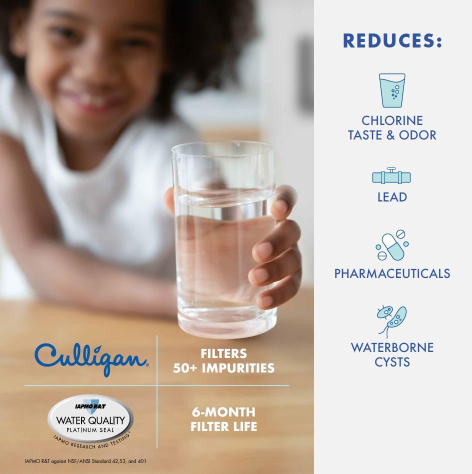 Culligan CUSCIN Refrigerator Water Filter | Replacement for Samsung Water Filter (HAF-CIN) | Replace Every 6 Months | Pack of 1