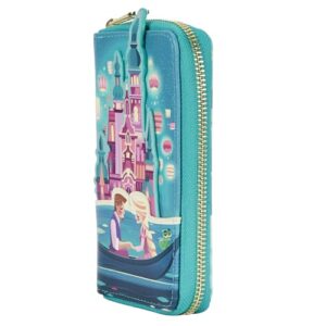 Loungefly Disney Tangled Princess Castle Zip Around Wallet