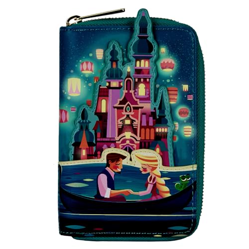 Loungefly Disney Tangled Princess Castle Zip Around Wallet