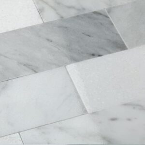 SpeedTiles Pinot Timeless Natural Stone Tiles - Modern Peel & Stick Marble Tiles for Kitchen Backsplash, Interior Walls - 3X Faster Installation with No Mortar, No Grout - Sample