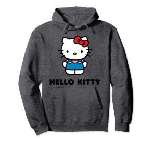 hello kitty character front and back pullover hoodie