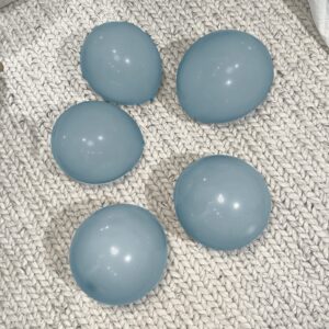 40pcs diy balloons garland kit double stuffed balloon 5in 10in dusty blue balloons arch kit bridal shower wedding birthday decoration boy baby shower balloons decorations (dusty blue)