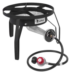 Smaworld Camping Stove Outdoor Grill - Portable BBQ Grill with Propane Burners 200000 BTU Gas Stove Compact Outdoor Frying Stove