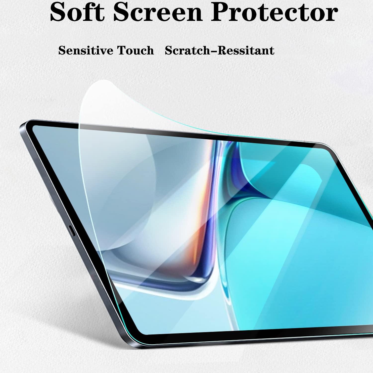 BYIUIHS 2PCS Back Screen Protector Designed for Microsoft Surface Duo 2, Left Screen and Right Screen Protector Film High Definition Transparent TPU