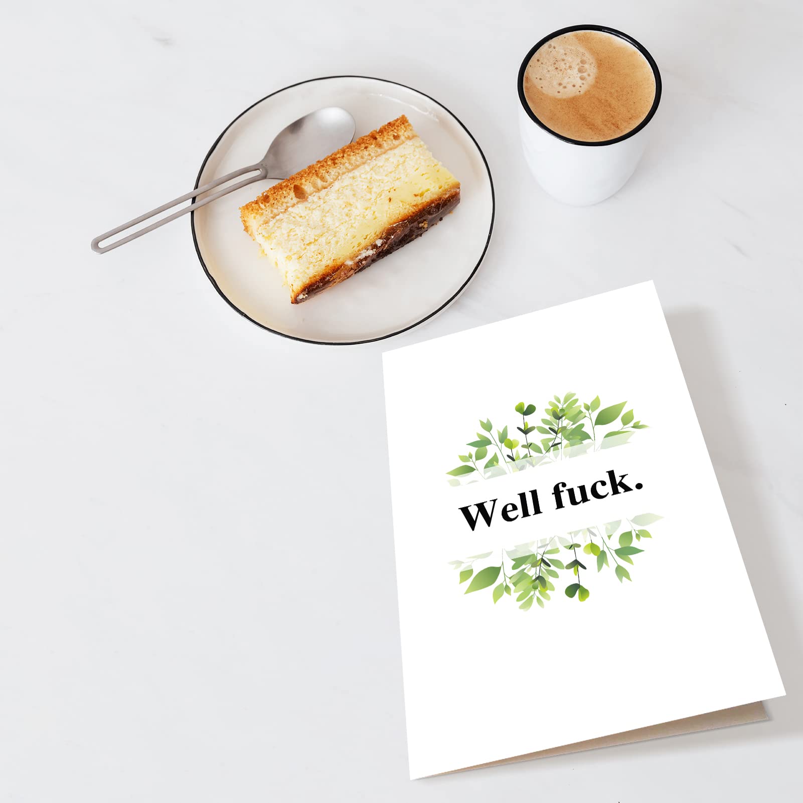 Chenive Funny Well Fuck Card, Sympathy Card for Breakups, Loss Pet, Loss Job, Bad Day, Farewell, Condolence Card, Get Well Soon Card